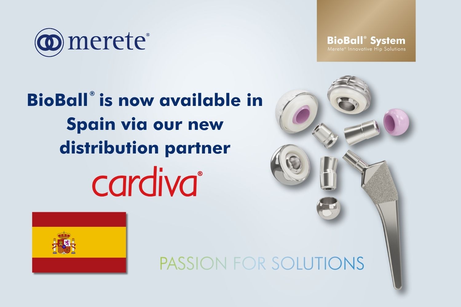 Merete • Distribution partnership with Cardiva to launch BioBall®