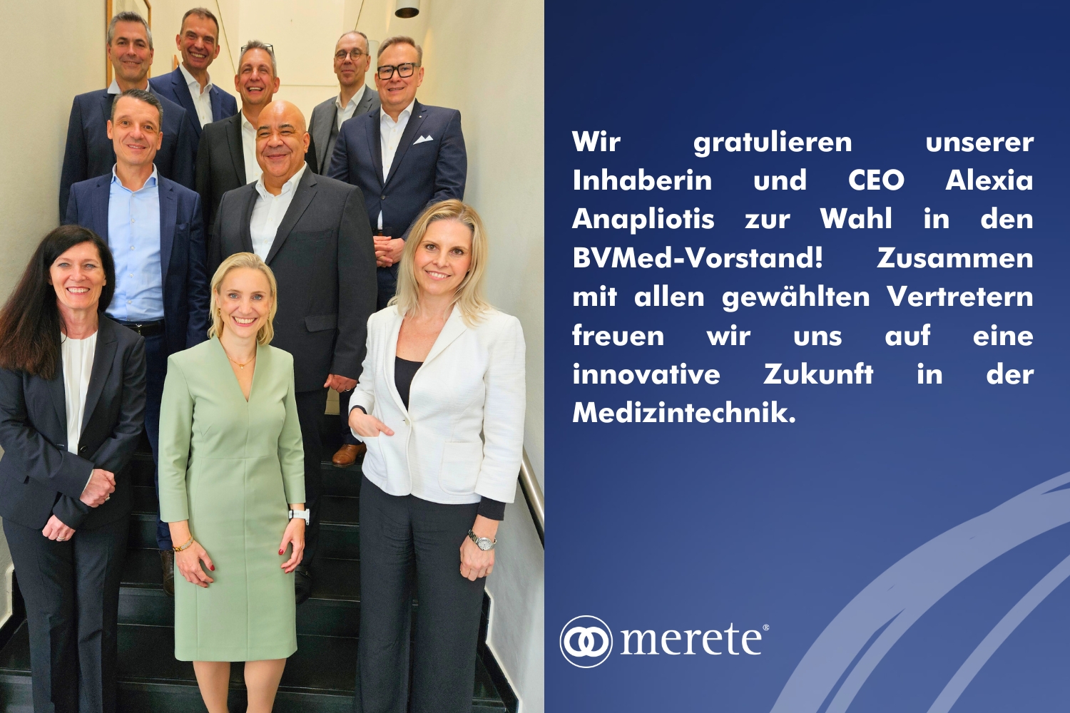 Merete • Alexia Anapliotis (CEO Merete GmbH) im Vorstand des BVMed